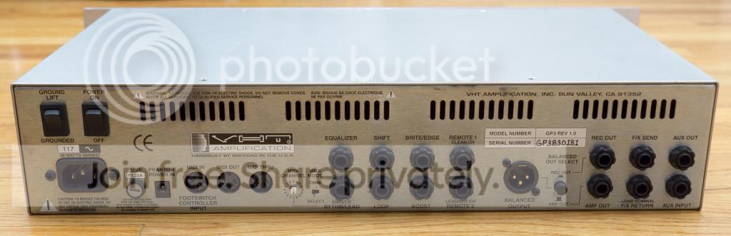 FS: VHT / Fryette GP3 Guitar Preamp | Mesa Boogie Amp Forum